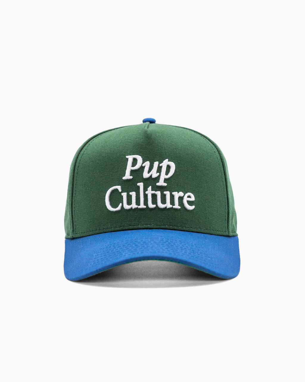 Pup Culture | 5-Panel Hat | Green & Cobalt – Diogie