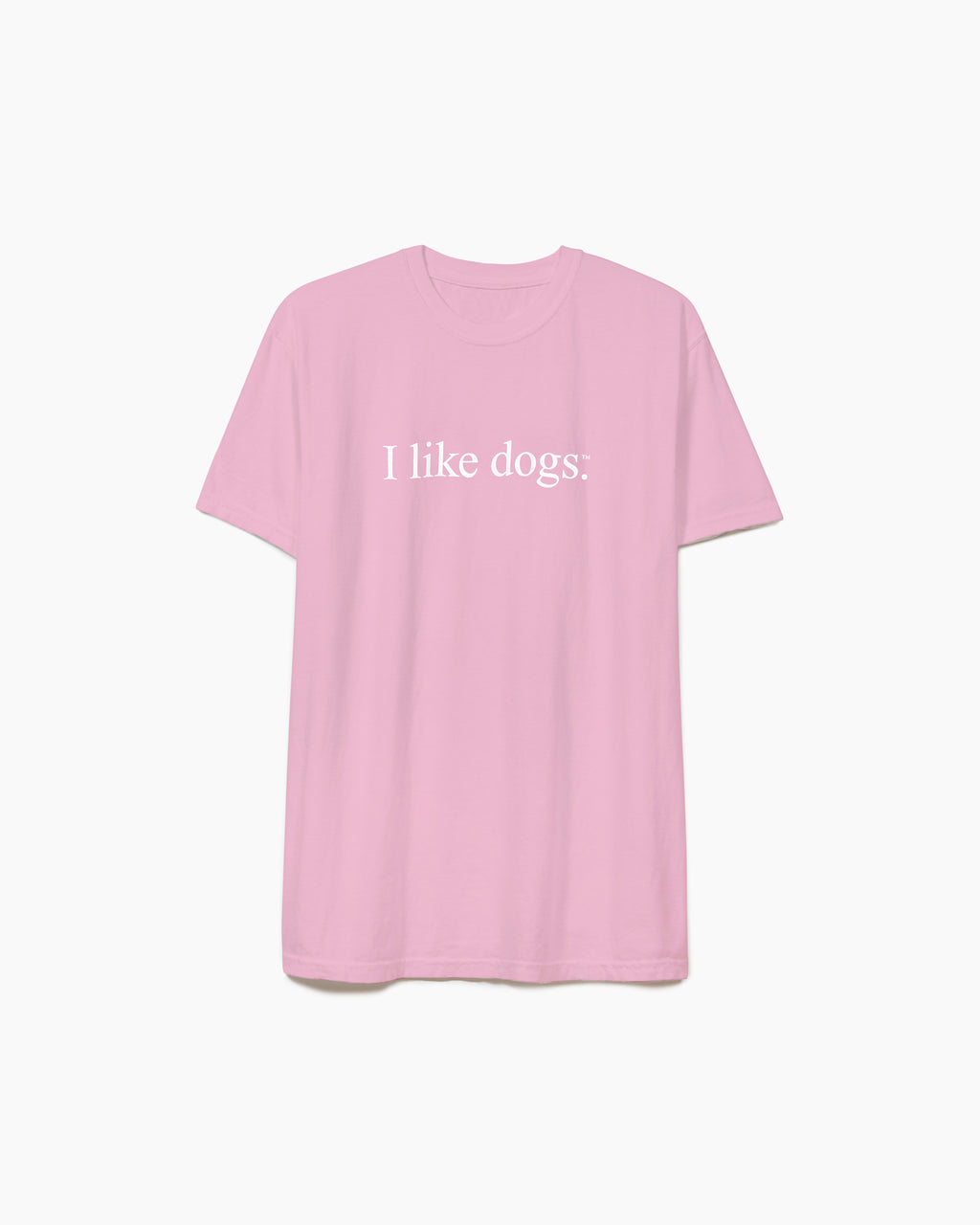 I like dogs. | Core Tee | Pink | Unisex – Diogie